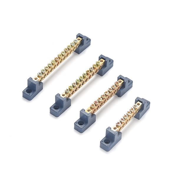 China Brass Conductor Screw Busbar Terminal Block with Holder ...